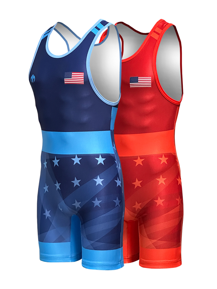 The Spangled UWW Series Men's Singlet – Matman Wrestling Company